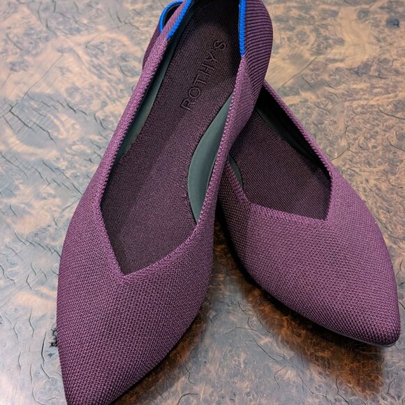 Rothy's | Shoes | Rothys Point Ii Boysenberry Retired Color Size 75 ...